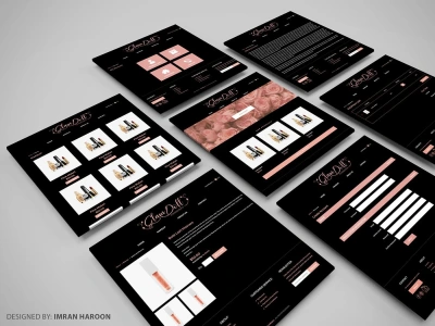 A Unique Modern Professional Responsive Website UI/UX design | Upwork