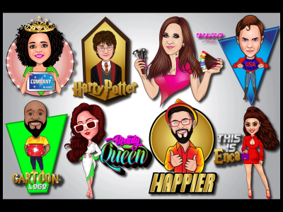 A cartoon logo designed for your business | Upwork