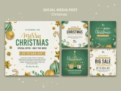 A Creative Christmas social media post or banner | Upwork