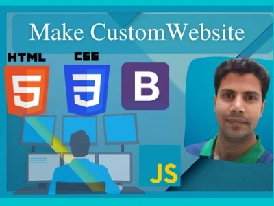 Website made with HTML CSS and JS | Upwork