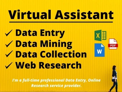 Data Entry, Data Collection, Data Mining and Online Research job | Upwork
