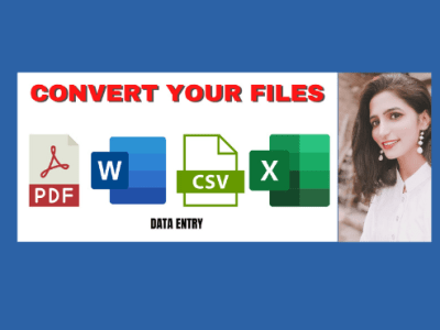 Formatting expert|| Data entry|| PDF conversion | Upwork