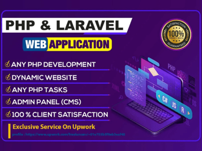 High quality custom PHP & Laravel Web Solutions | Upwork