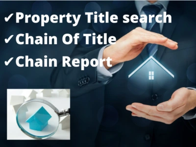 US Property title search and chain of title report | Upwork