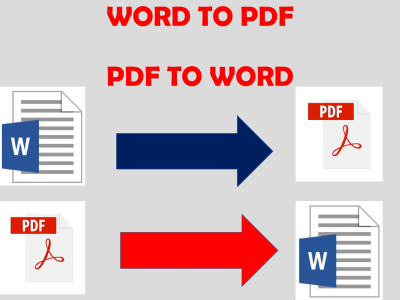 Your PDF files converted to Word document or Word document converted to ...
