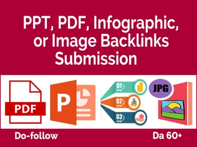 PPT, PDF, Infographic/Image Backlinks Submission top document sharing ...
