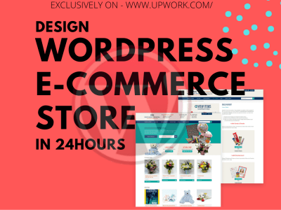 Ecommerce website store in 24hours | Upwork