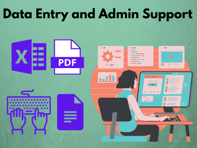 Data entry, Excel data entry, manual typing, copy paste task services ...