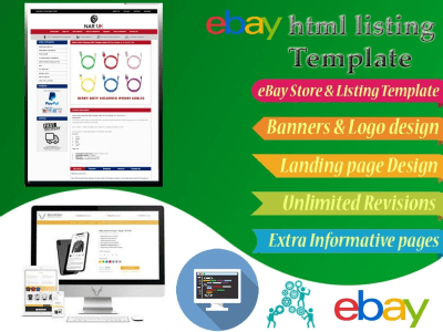 Professional eBay Store and Listing Template Design | Upwork
