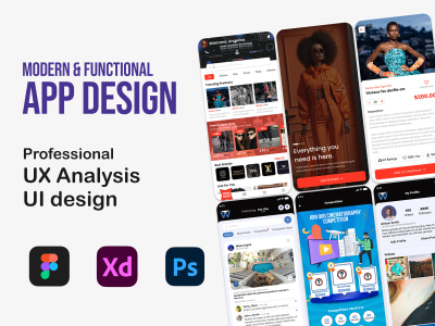 Modern and Functional Mobile App Design | Upwork