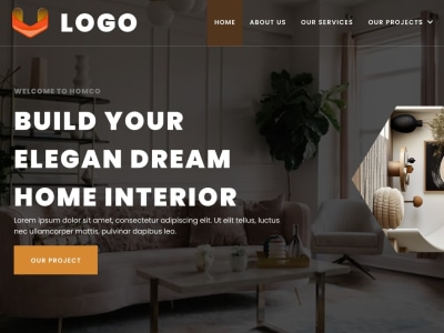 Home Interior Website UI/UX design | Upwork
