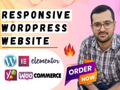A professional working WordPress Website with Elementor and Woocommerce | Upwork
