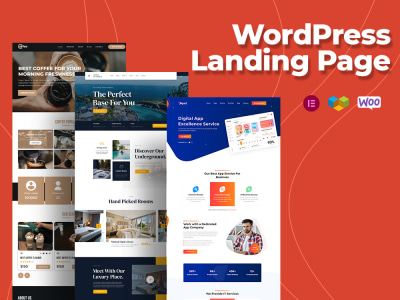 A professional WordPress landing page using Elementor or Elementor Pro | Upwork
