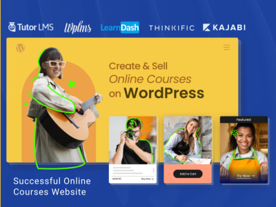 Online Course Website, LMS Website, WordPress Website, Learndash | Upwork