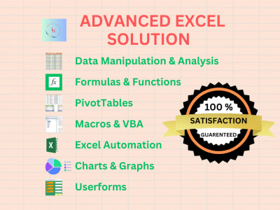 Automated excel sheets to store, analyze and report your data. | Upwork