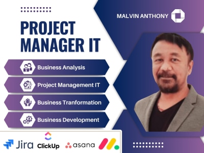 Technical IT Project Manager | Clickup, Monday, Jira, Asana Expert | Upwork