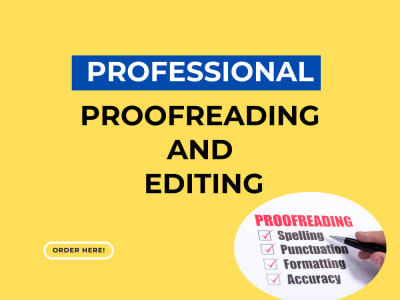 Professional Proofreading and Editing Service [Polishing] [Rewriting ...