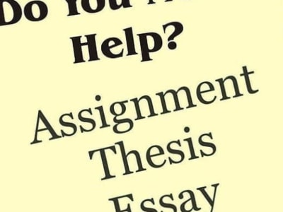 Writing Assignment my writing | Upwork