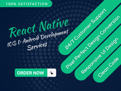 Design and development of ios and android applications using react native | Upwork
