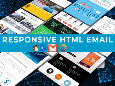 Professional HTML CSS email template | design responsive & beautiful ...
