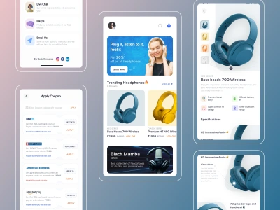 Eye catching Mobile app designs with detailed UX Research | Upwork