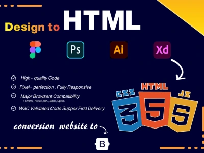 A website developer with ( html5,css3,Bootstrap,js) in 7 hours | Upwork