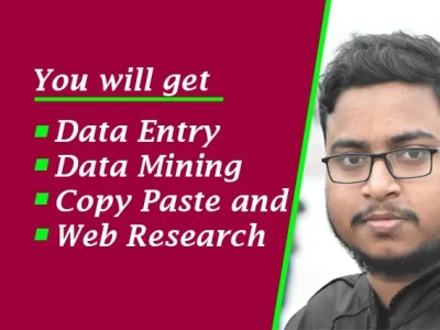 Data entry, data mining, copy paste, and web research | Upwork