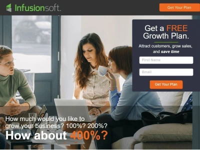 A responsive keap/infusion sales funnel landing page automation campaign | Upwork