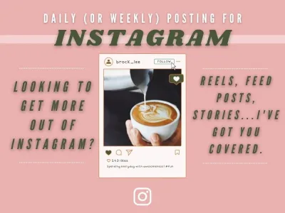 Daily or weekly posting for Instagram | Upwork