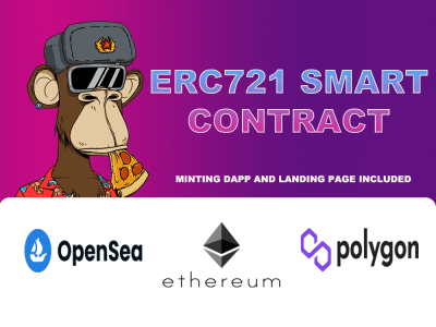 An erc721 smart contract for your NFT collection | Upwork