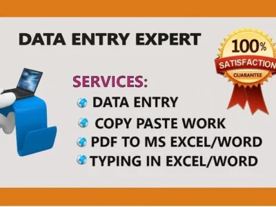 A data entry, Retyping Services and Convert JPG files to PDF and others | Upwork