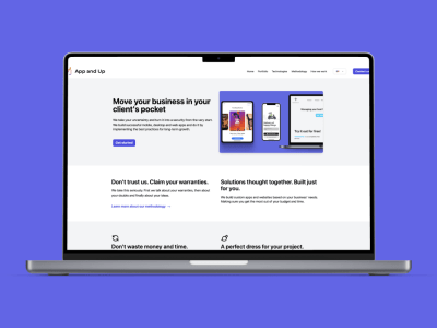 Modern and responsive website UI/UX design | Upwork