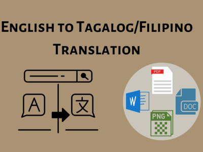 English to Tagalog/Filipino Translation | Upwork