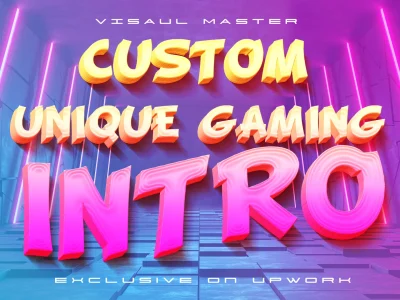 Custom unique 3d gaming intro and outro | Upwork