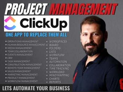 ClickUp Project Management Setup & Automation to Organize Workflow | Upwork