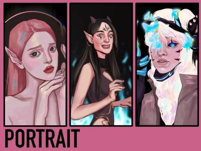 A perfect semi-realistic portrait | Upwork