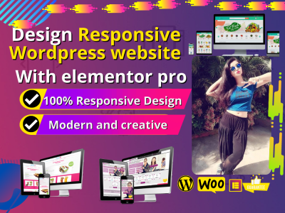 Professional design |develop a creative WordPress |website by elementor pro | Upwork