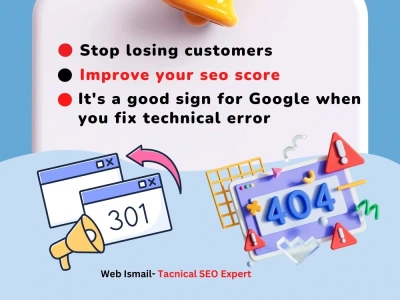 Fix 404 errors with custom 301 redirects on WordPress | Upwork