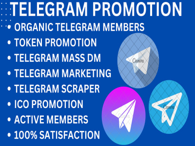 Telegram promotion, telegram marketing, mass dm, bulk messages, | Upwork