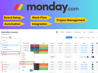Monday CRM, Monday Boards Automation, Monday Project Management Expert | Upwork