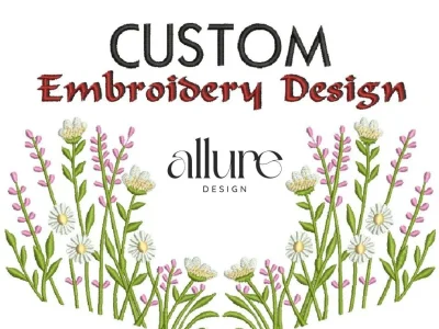 Custom Embroidery Digitizing Design for Computerized Embroidery Machine ...