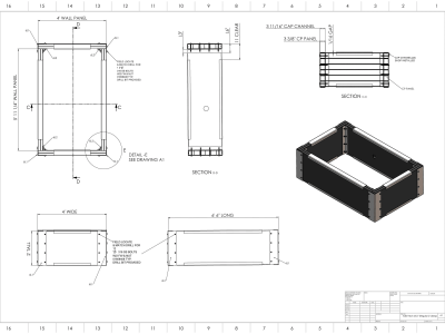 2D manufacturing drawing based on your descriptions or reference images ...
