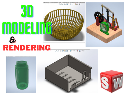 3D model parts, 2D drawings and assemblies to your exact specifications ...