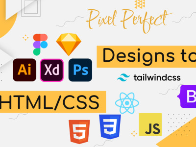 Your Design(Figma, Xd, Psd,...) to Responsive Html/Css | Upwork