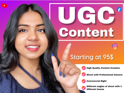 Professional ugc video reel, shorts for boosting sales for your product ...