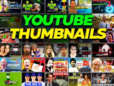 An affordable and clickable Youtube Thumbnail | Upwork