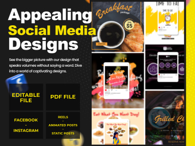Social media static designs for your business. | Upwork
