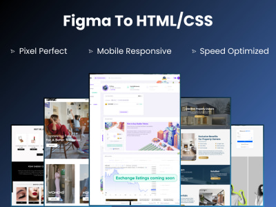 Figma To HTML, CSS and Tailwind | Upwork