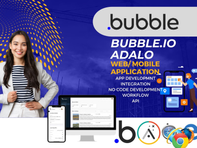 A customized bubble app, fix bubble app bubble io ,adalo | Upwork