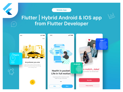 A Hybrid (Android iOS Mobile App Development) |Flutter dart| React Native | Upwork
